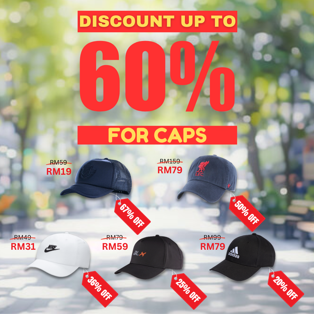 Caps Discount up to 50% – Al-Ikhsan Sports