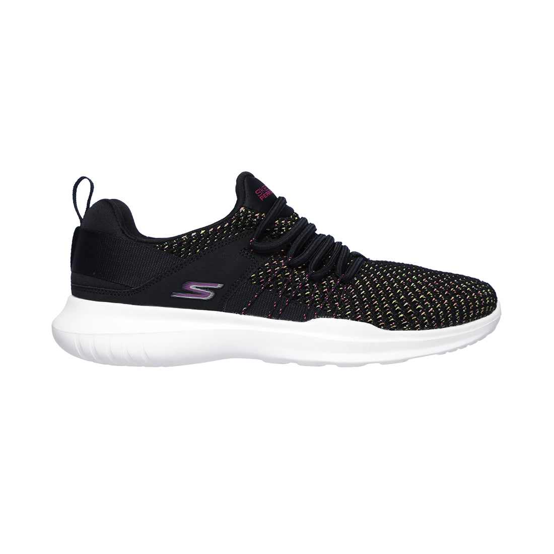 SKECHERS WOMEN GO RUN MOJO LIFESTYLE BLACK MULTI – Al-Ikhsan Sports