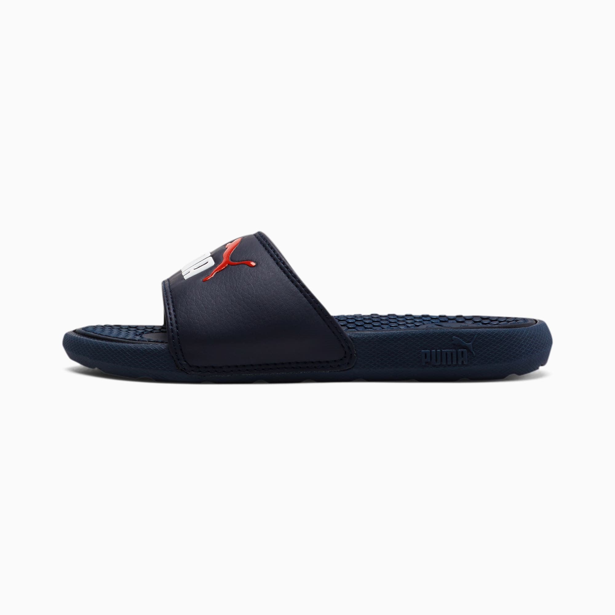 PUMA COOL CAT KIDS' SLIDES NAVY – Al-Ikhsan Sports