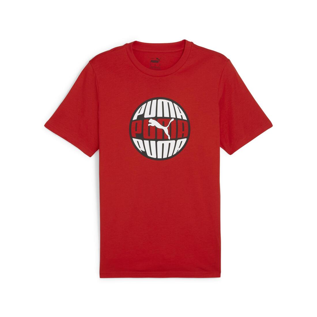 PUMA Graphics Circular Men's Tee Red – Al-Ikhsan Sports