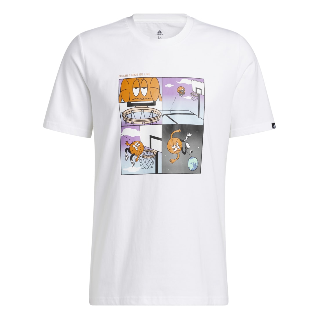 ADIDAS DOUBLE RIMS MEN'S GRAPHIC TEE WHITE – Al-Ikhsan Sports